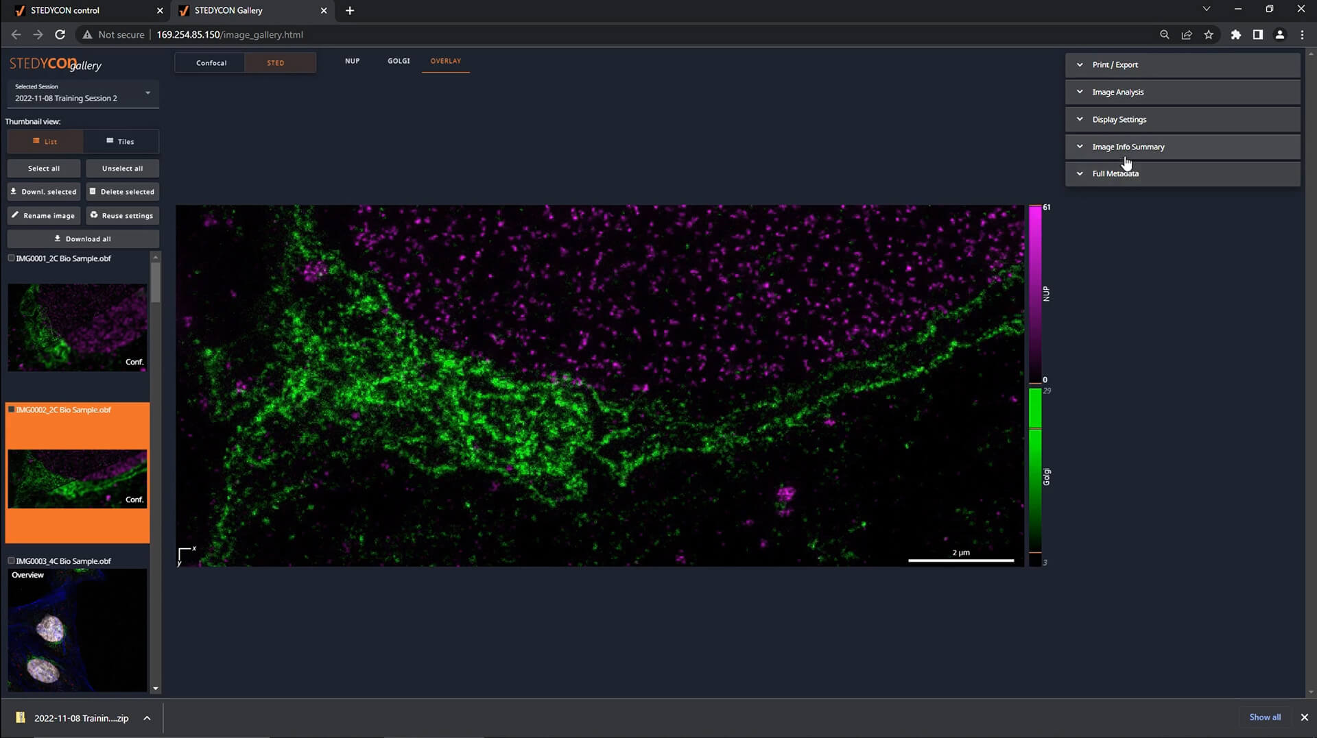 STEDYCON smart control software @abberior.rocks